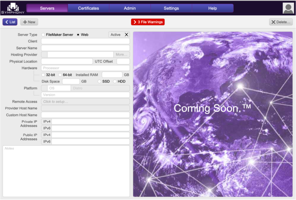 User Guide | Symphony Server Manager